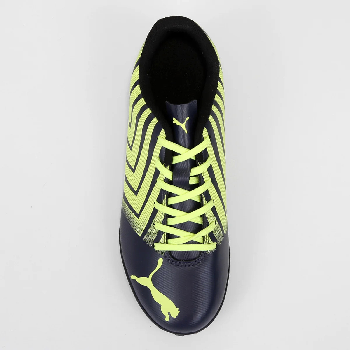 Chuteira Society Puma Tacto II Masculina Azul e Amarelo - Compre Agora ...