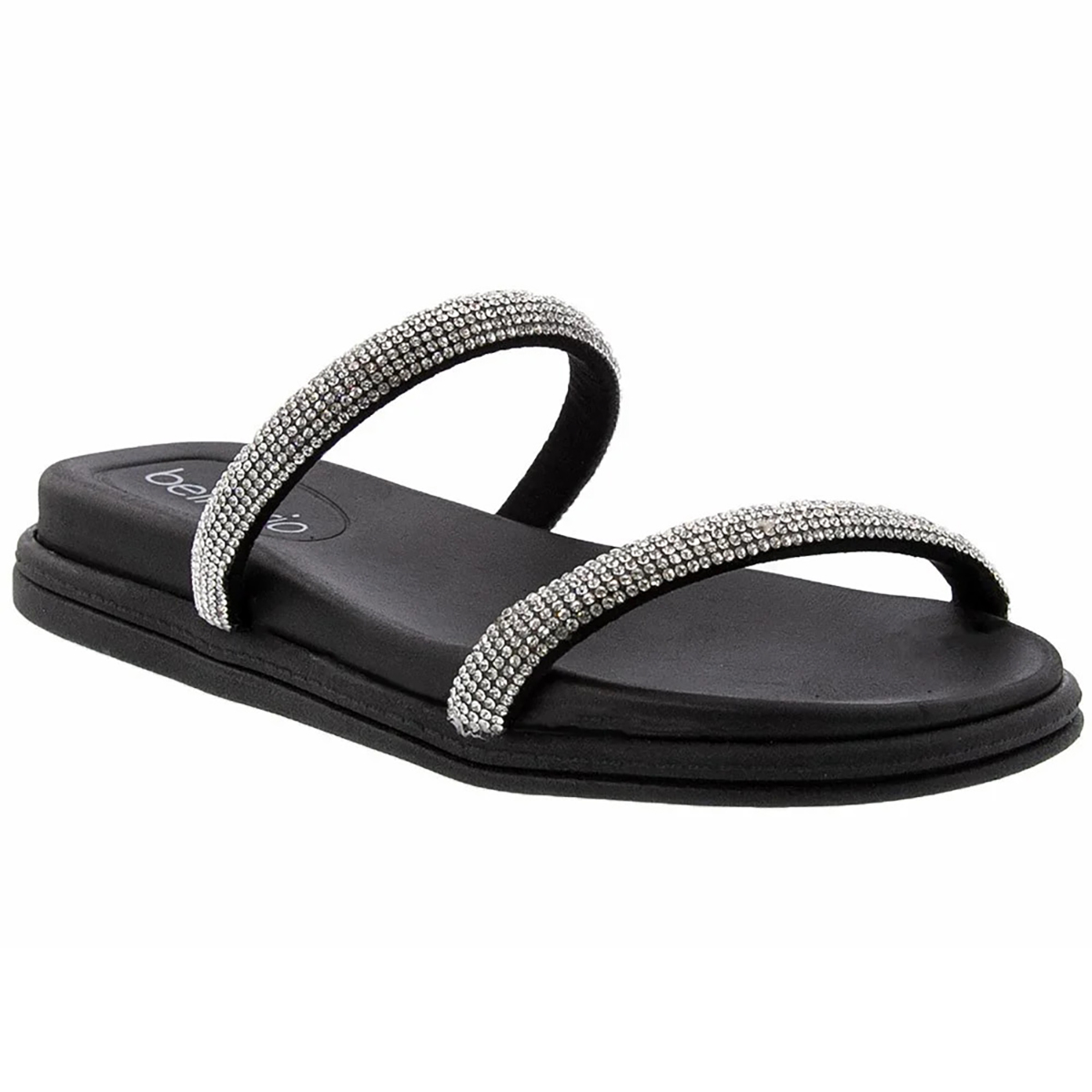 Rasteira Beira Rio Flatform Strass Feminina Preto - Compre Agora ...