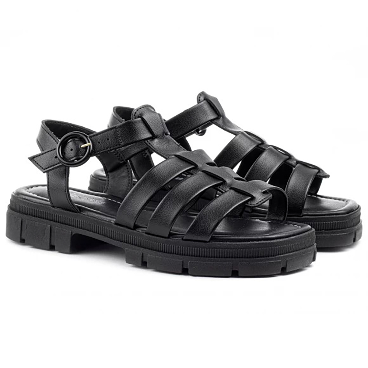 Sandália Moleca Fisherman Flatform Feminina Preto - Compre Agora ...