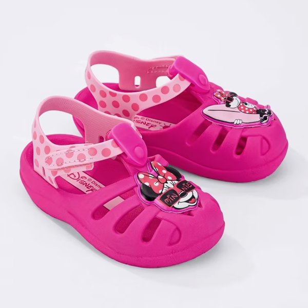 Sandália Disney Minnie Magic Aranha Baby Grendene Kids Rosa - Compre ...