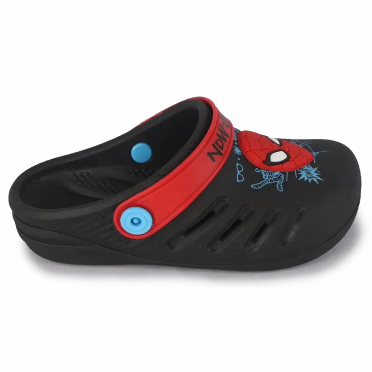 Babuche Infantil Marvel Impact Masculina Preto e Vermelho - Compre ...