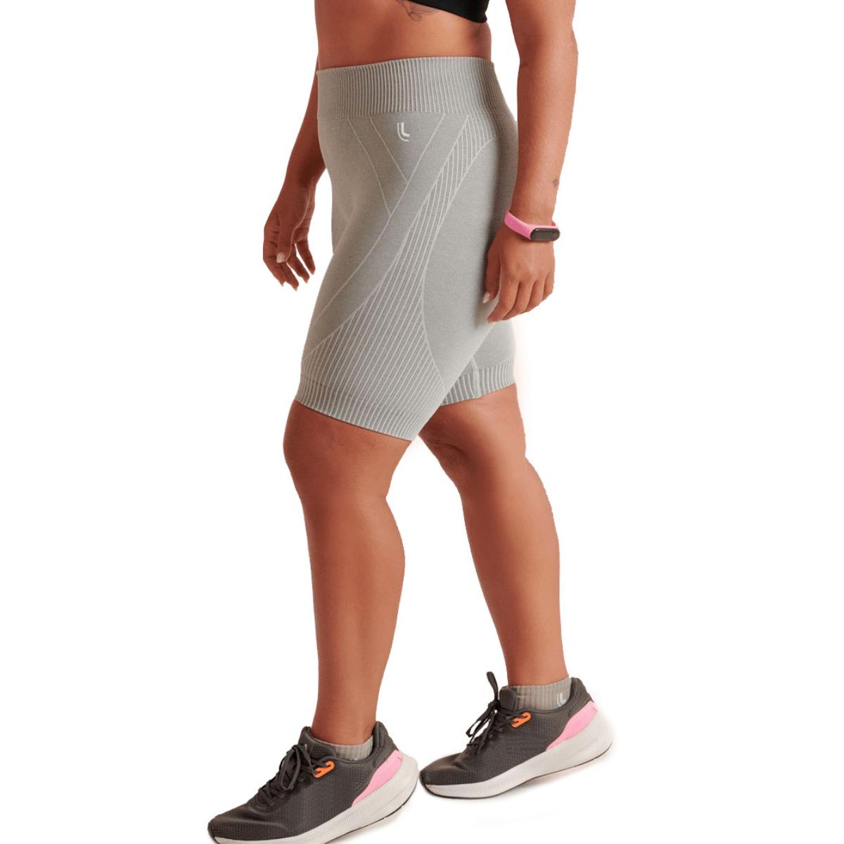 Bermuda Lupo Max Feminina Cinza - Compre Agora | Cabana Magazine