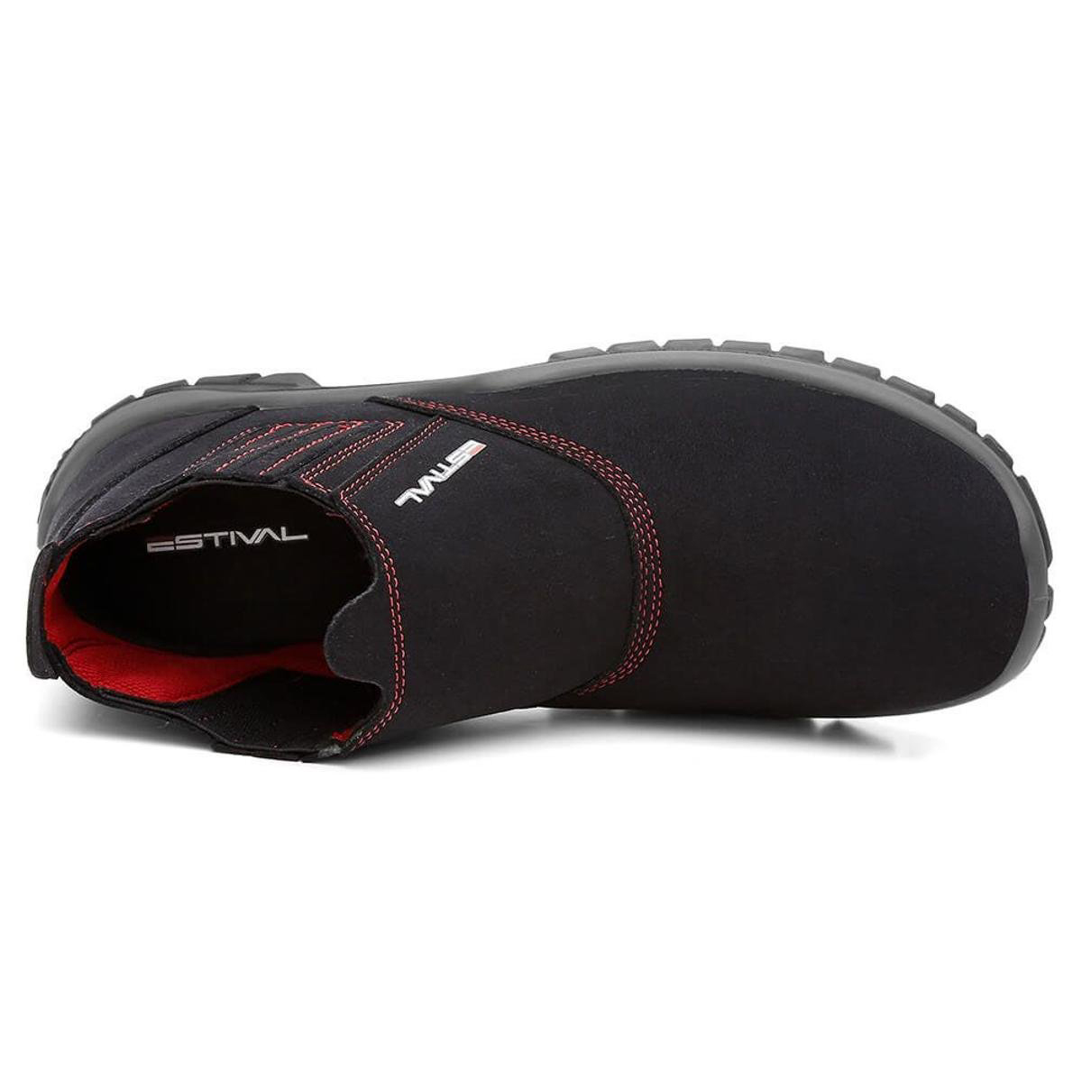 Bota de Segurança Estival WO10011S2 Microfibra Masculina Preto - Compre ...