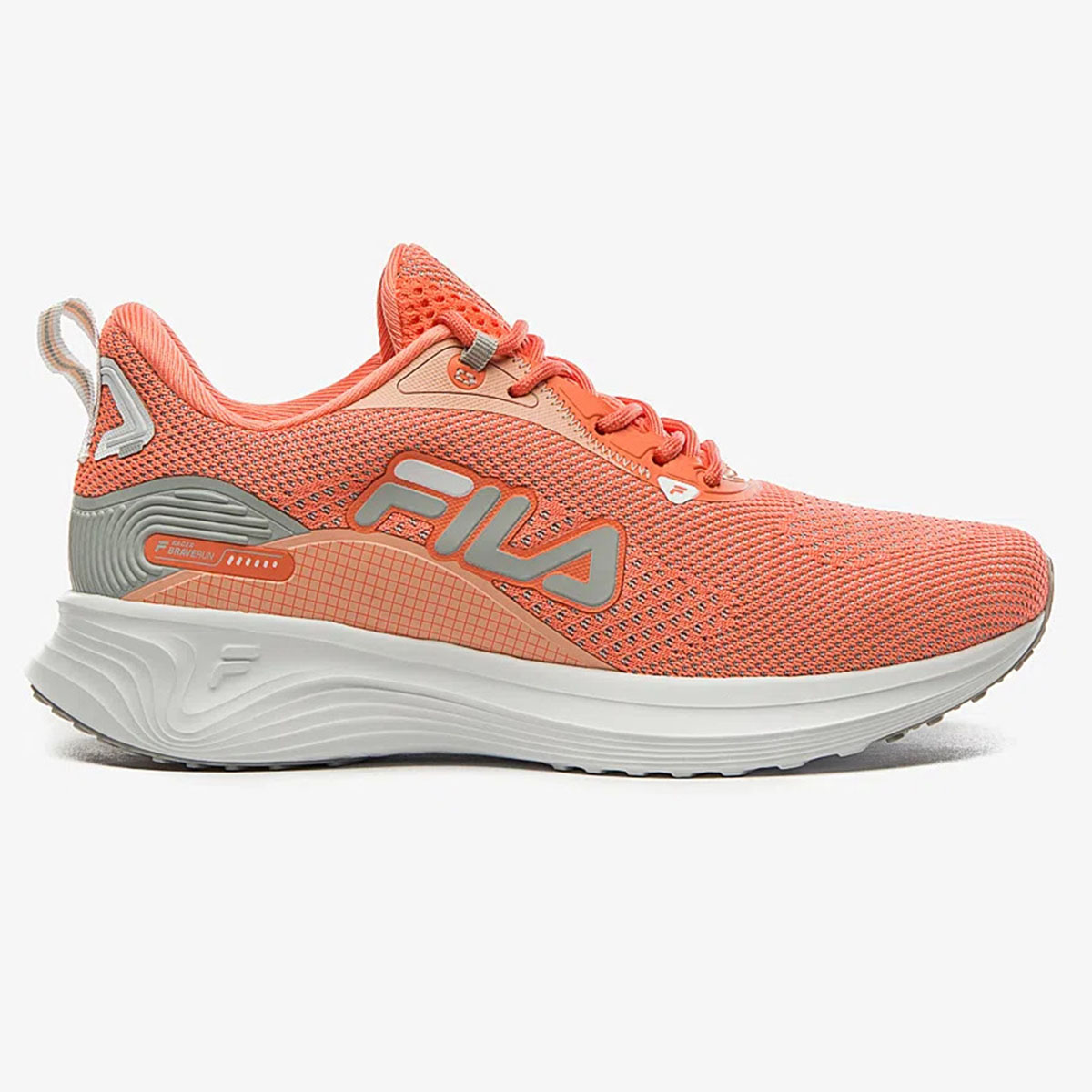 Tênis Fila Racer Brave Run Feminino Laranja e Branco - Compre Agora ...