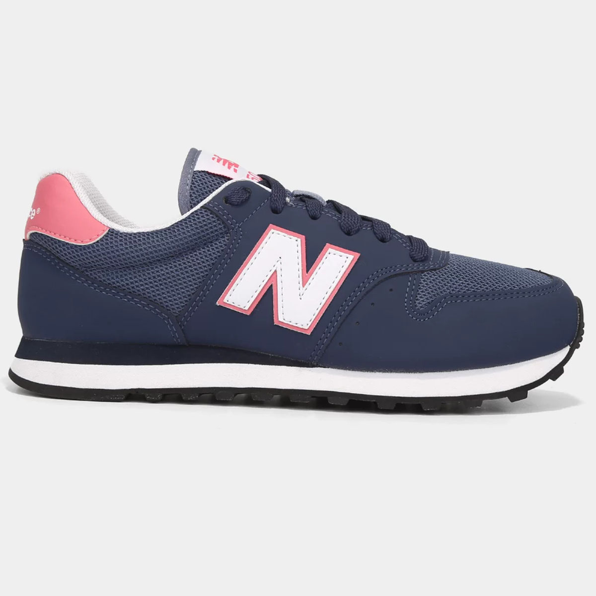 Tênis New Balance 500 V2 Feminino Marinho e Rosa - Compre Agora ...