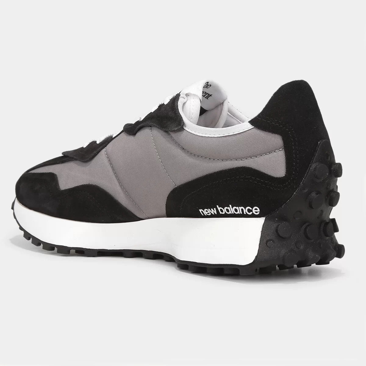 Tênis New Balance 327 V1 Preto e Cinza - Compre Agora | Cabana Magazine