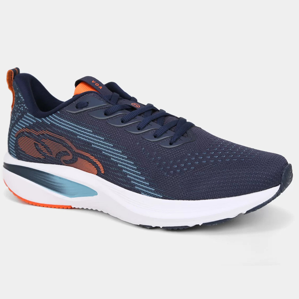 Tênis Olympikus Voa 2 Unissex Marinho e Laranja - Compre Agora | Cabana Magazine