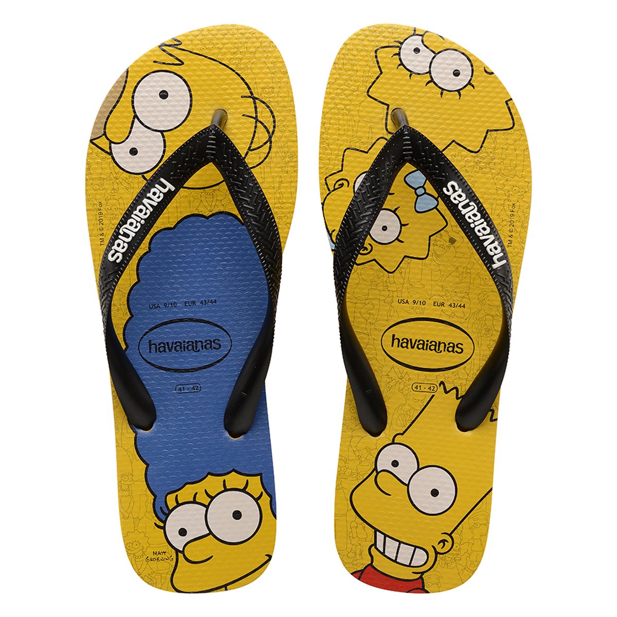 Chinelo Havaianas Os Simpsons Família Amarelo - Compre Agora | Cabana ...