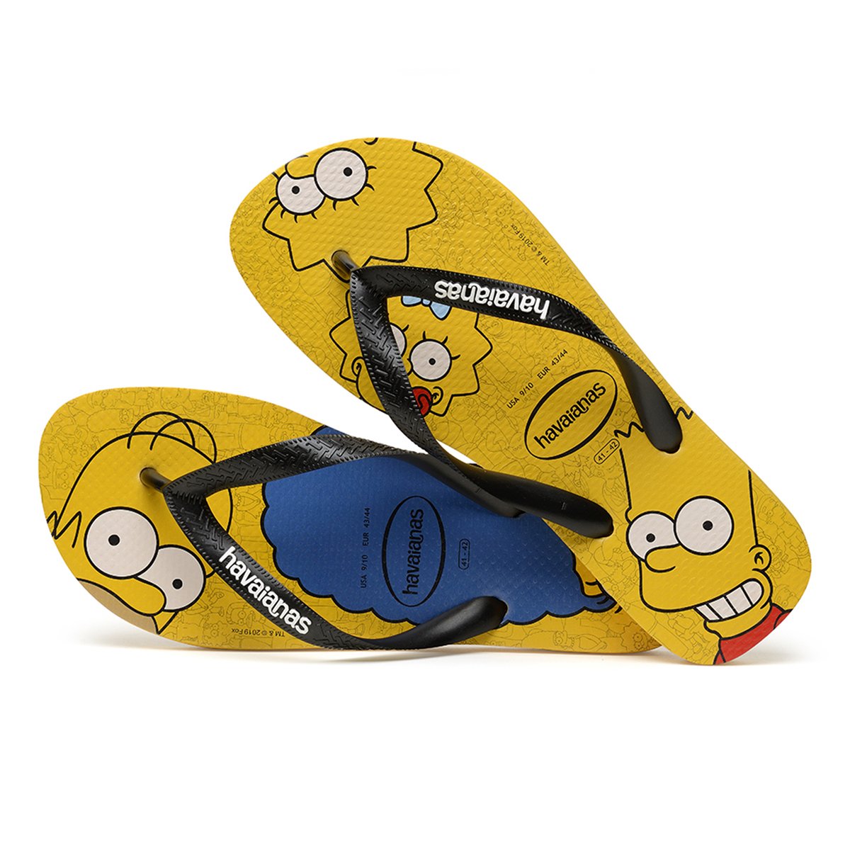 Chinelo Havaianas Os Simpsons Família Amarelo - Compre Agora | Cabana ...