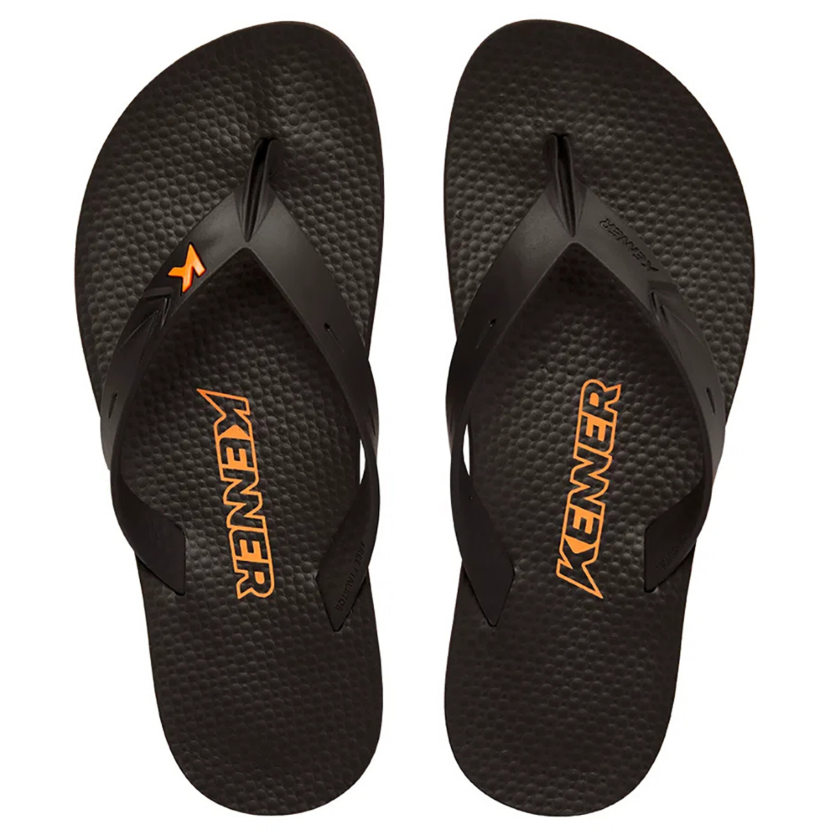 Chinelo Kenner New Summer Masculino Preto e Laranja - Compre Agora ...