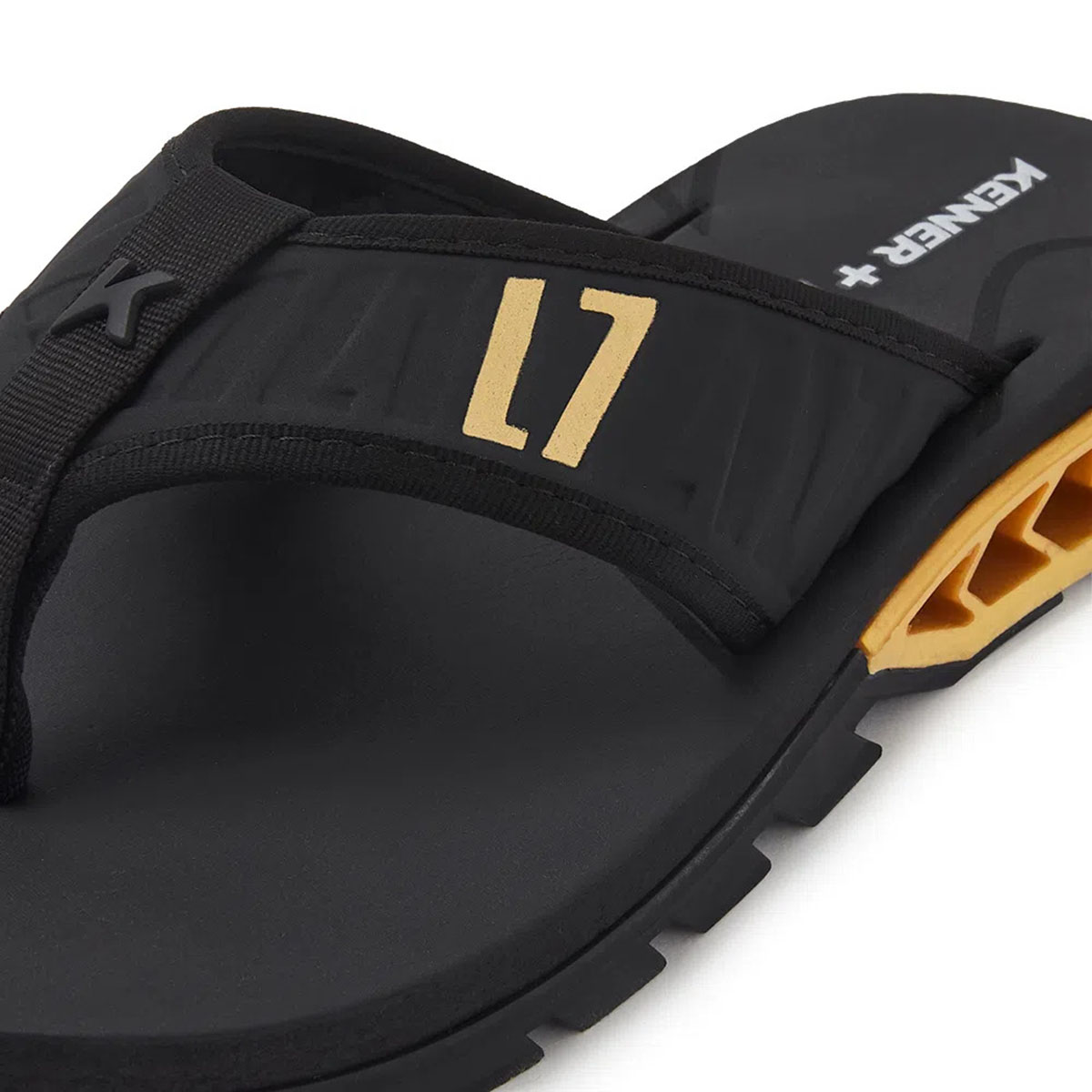 Chinelo Kenner Rakka Elite L7 Masculino Preto e Dourado - Compre Agora ...